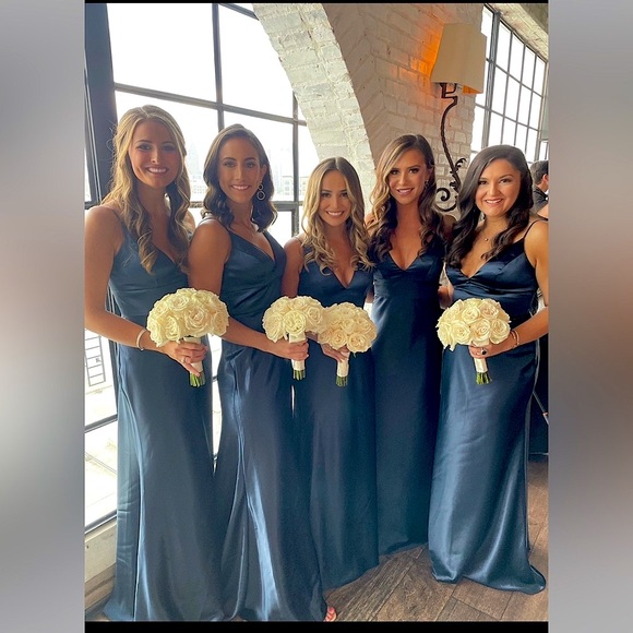 Jenny Yoo | Dresses | Jenny Yoo Brenna French Blue Gown Bridesmaids ...